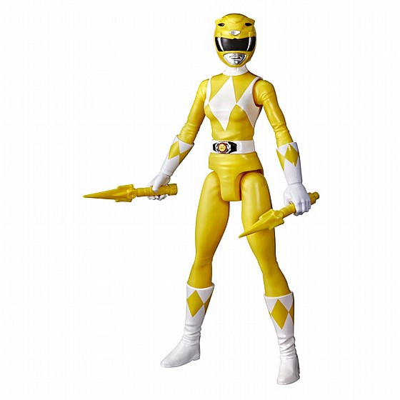 דמות 30 ס''מ Yellow Ranger עם אביזר לחימה - ביני צעצועים