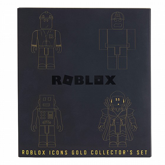 סט מהודר 4 דמויות זהב roblox icons gold collectors set