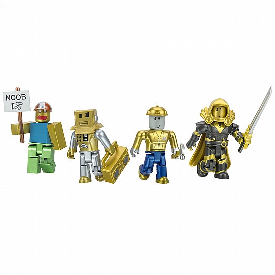 סט מהודר 4 דמויות זהב roblox icons gold collectors set